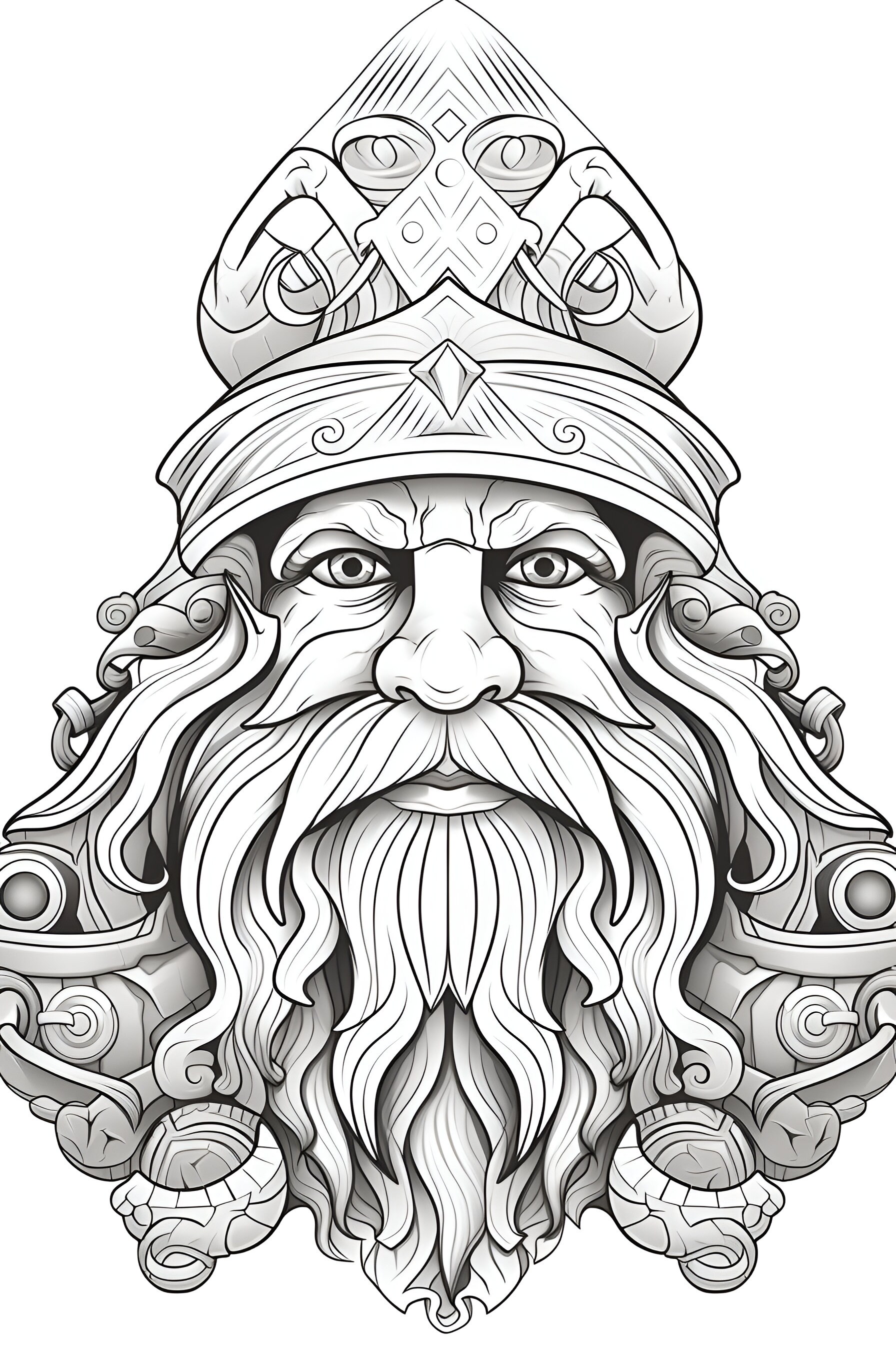 55 Pages Dwarfs PDF Coloring Book, Big Bundle Printable Dwarfs Coloring ...