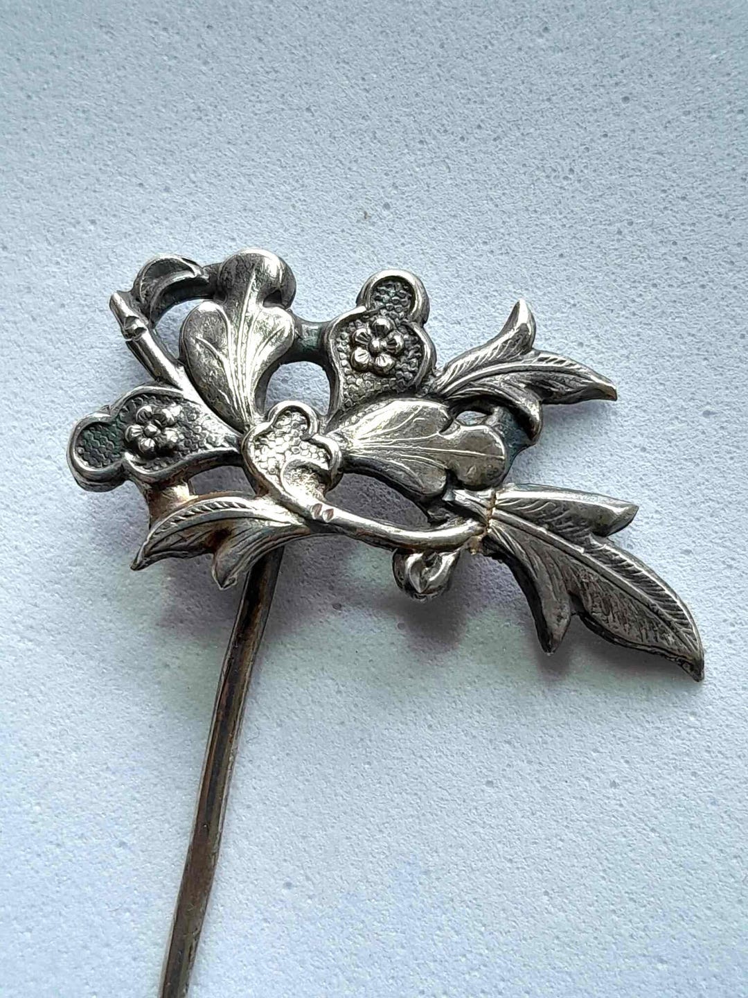 Antique Silver Chinese Hair Pin - Etsy