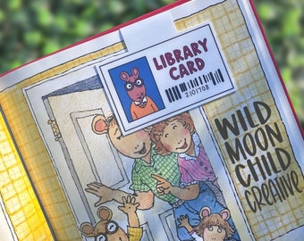Arthur Bookmarks | Brother and Sister Library Card Magnetic Bookmark ...
