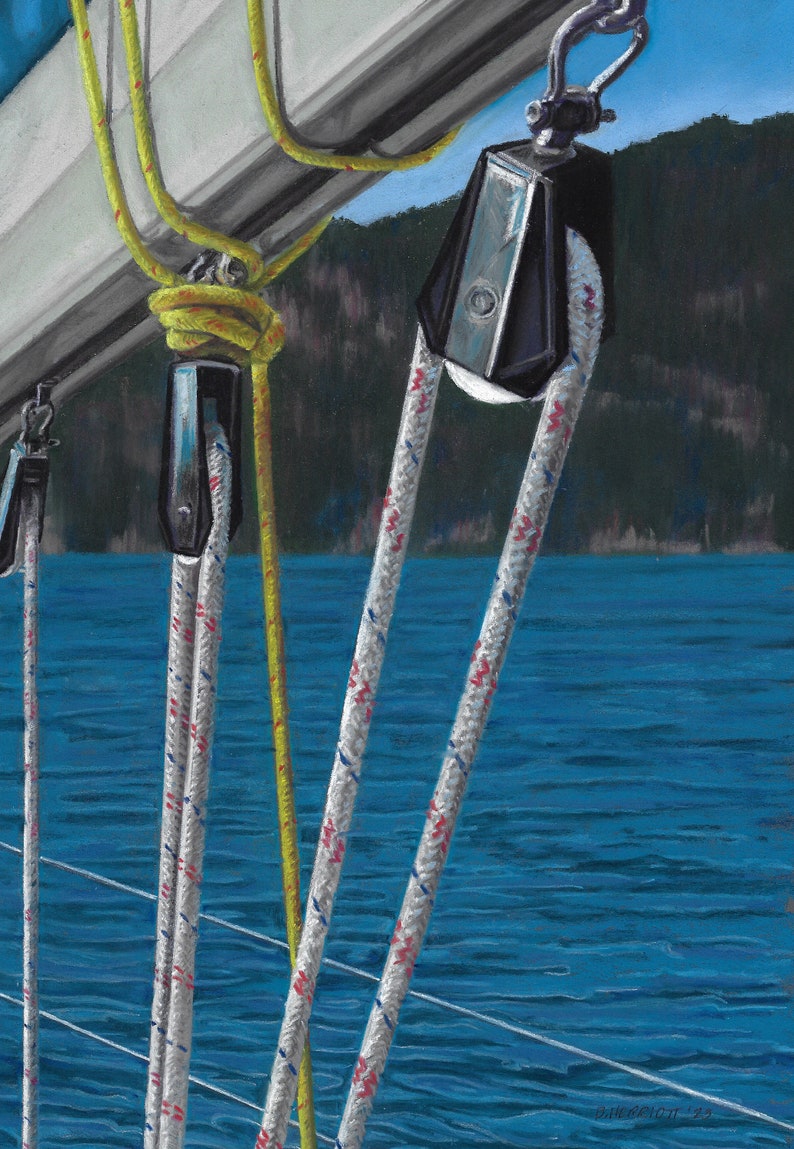 Boom Vang and Sail Ties - Altess Perpectives Series - Etsy