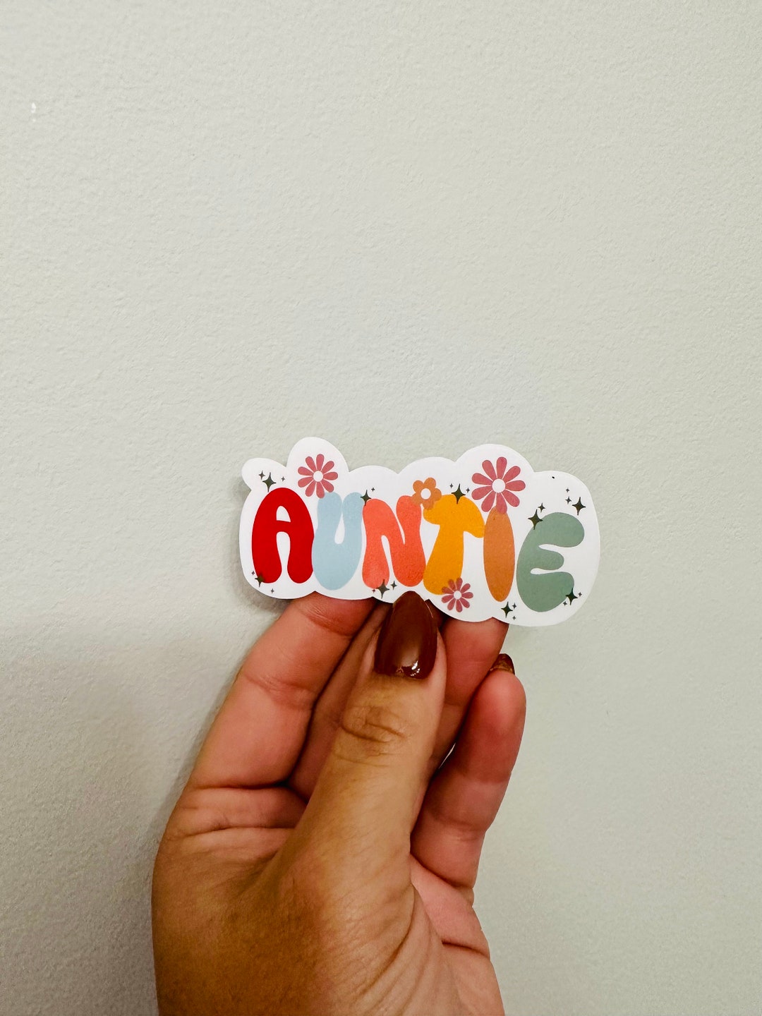 Auntie Sticker, Aunt Sticker, Vinyl Sticker, Waterproof Sticker ...