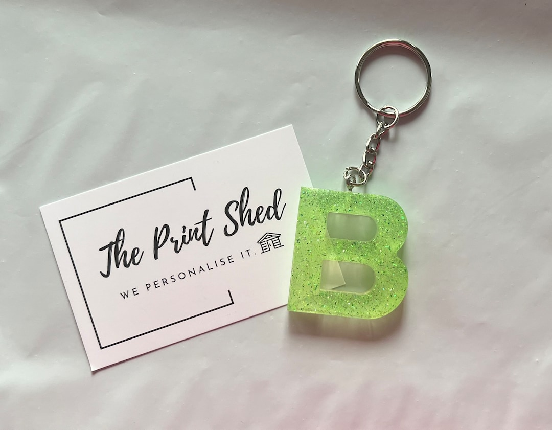 Initial Keyrings - Etsy
