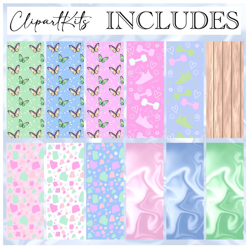 Healthy Habits Clipart Bundle, Fitness Wellbeing Planner Art, Wellness ...