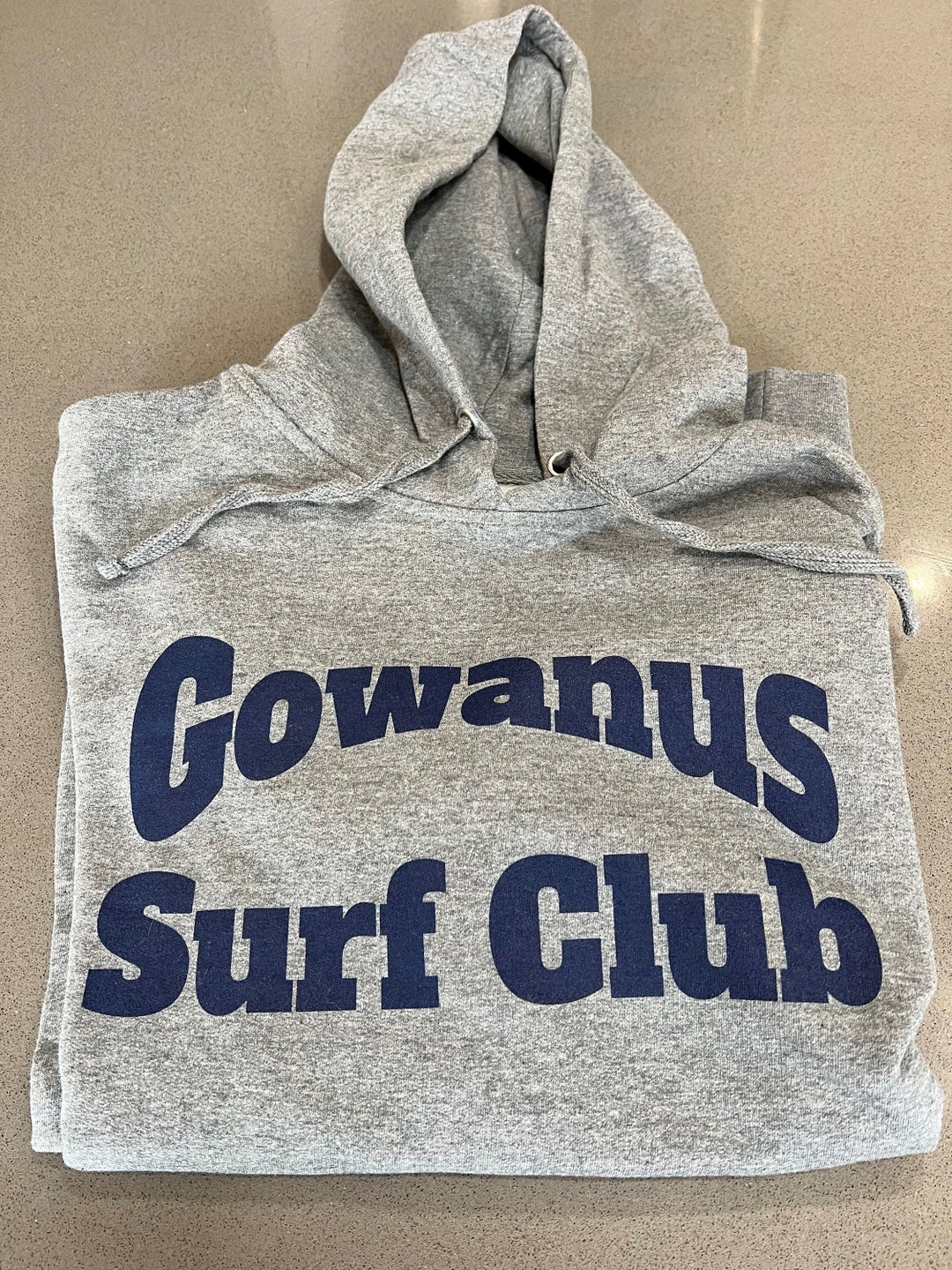 Gowanus Surf Club Classic Logo Hoodie Sweatshirt in Athletic Gray | All ...
