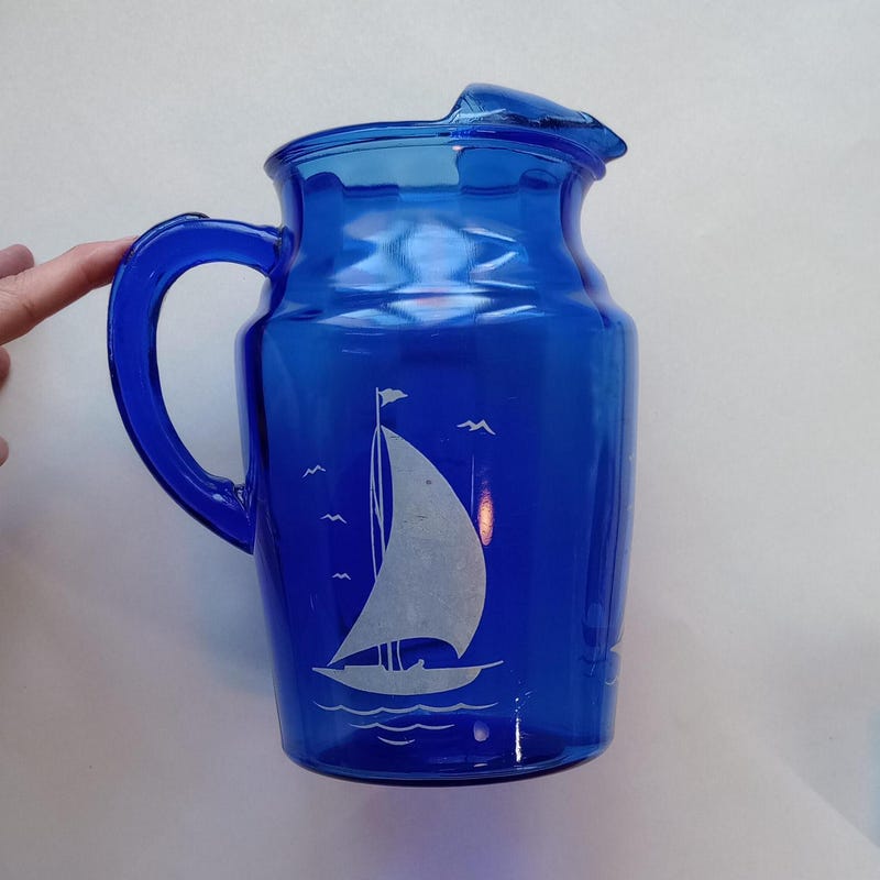 Hazel Atlas Pitcher - Etsy