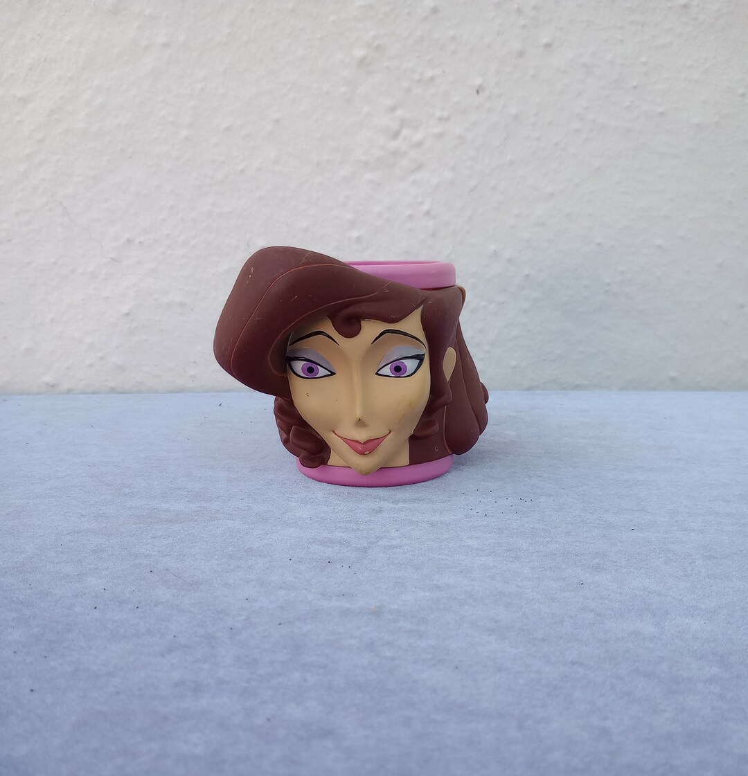 Megara From Disney's Hercules Film Cartoon Mug Cup Plastic 1990 vintage ...