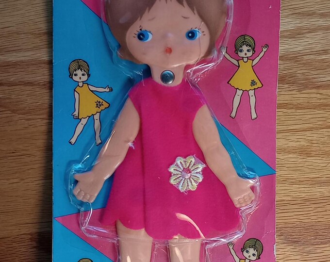 RARE Miss Moveable Vintage Flat Doll Metti Sebino Style Kitsch, Chemtoy ...