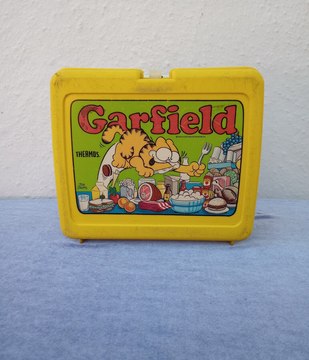Garfield Plastic Lunch Box 1978 (vintage) - Etsy