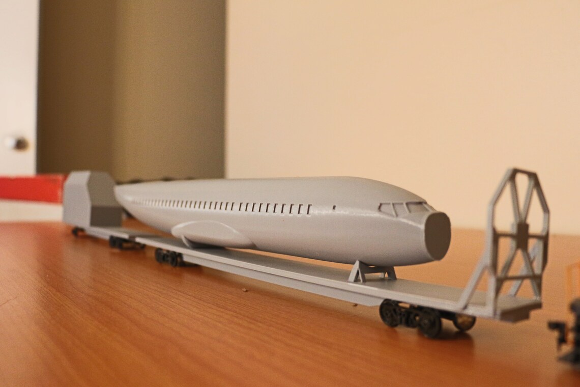 HO Scale Boeing 737 Fuselage and Cargo - Etsy