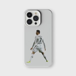 Cristiano Ronaldo White Silicone Phone Case Cristiano Ronaldo Cover for ...