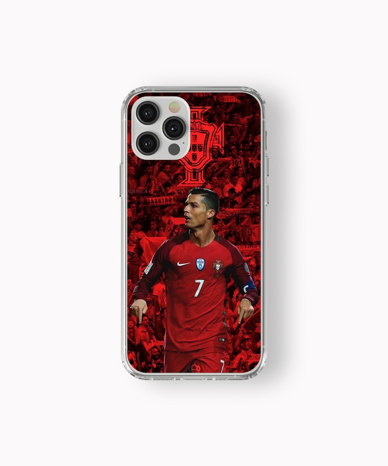 Cristiano Ronaldo Phone Case, CR7 Soft Silicone Clear Case for iPhone ...