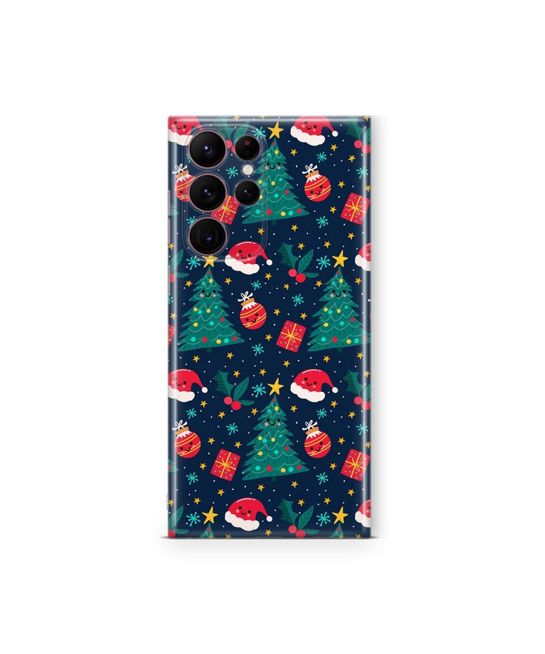 Christmas Phone Case Cute Holiday Santa Reindeer Phone Cover for ...