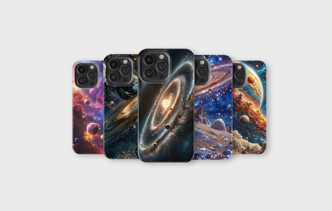 Cosmic Galaxy Phone Case Colorful Space Planet Nebula Phone Cover for ...