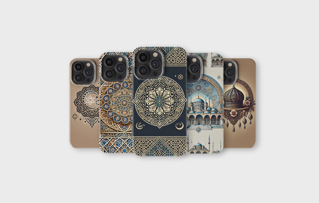 Islamic Phone Case Muslim Pattern Mosque Phone Cover for iPhone 16 Pro ...