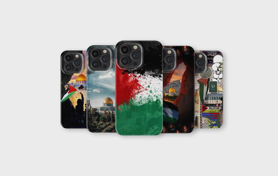 Palestine Phone Case Palestine Flag Art Cover for iPhone 16 Pro Max 15 ...