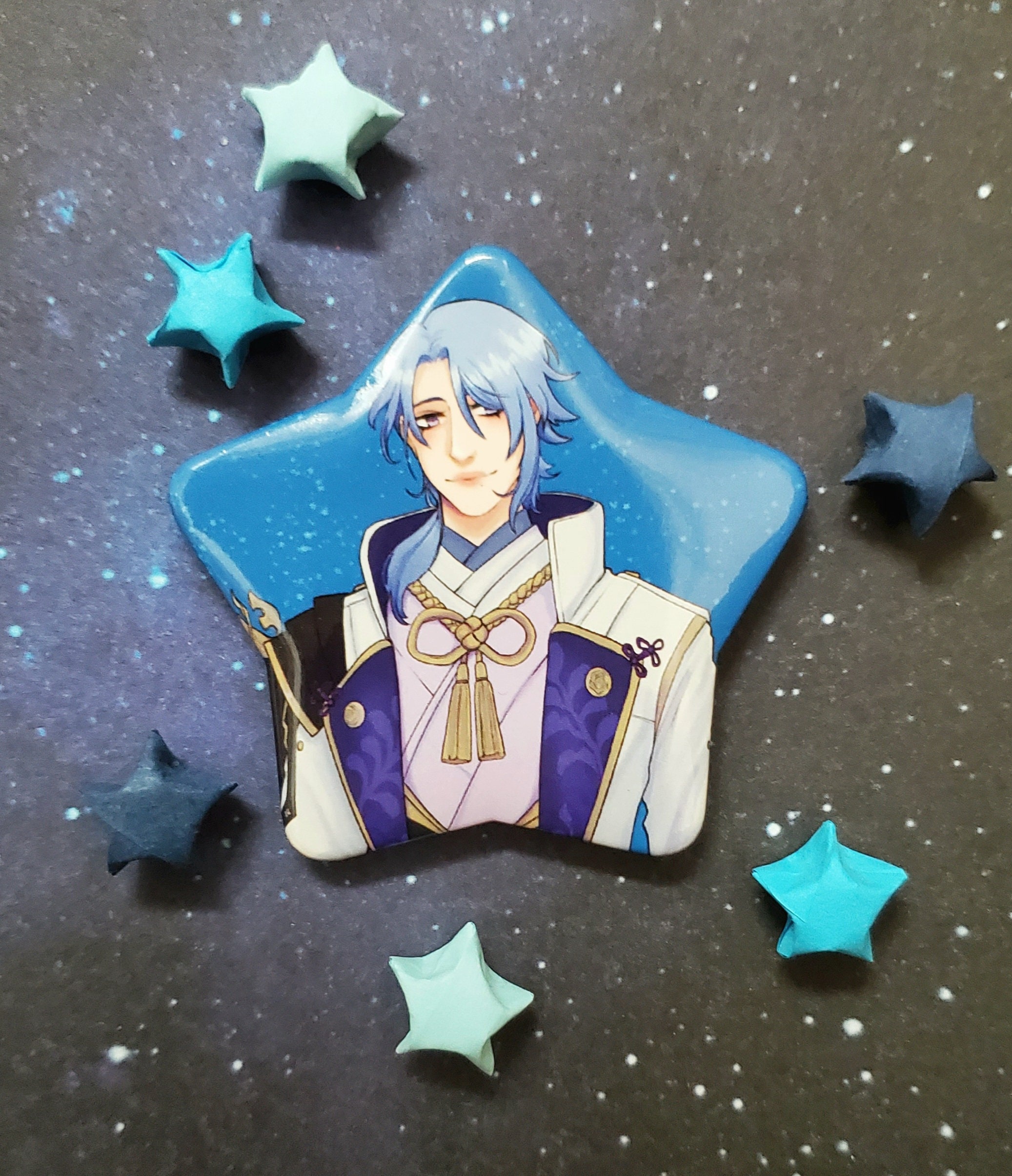 Genshin Impact Star Button Pins - Etsy