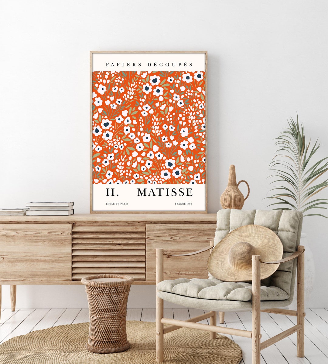 Henri Matisse Ecole De Paris, Orange Matisse Print - DIGITAL DOWNLOAD ...