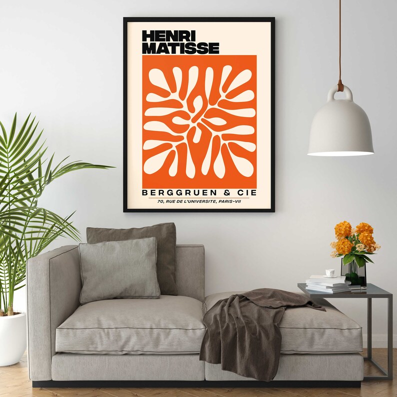 Yayoi Kusama Henri Matisse Print Set Orange Yayoi Kusama - Etsy