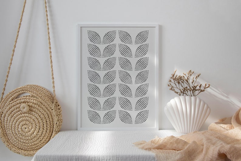 Scandinavian Print, Scandinavian Wall Art, Art Print, Mid Century ...