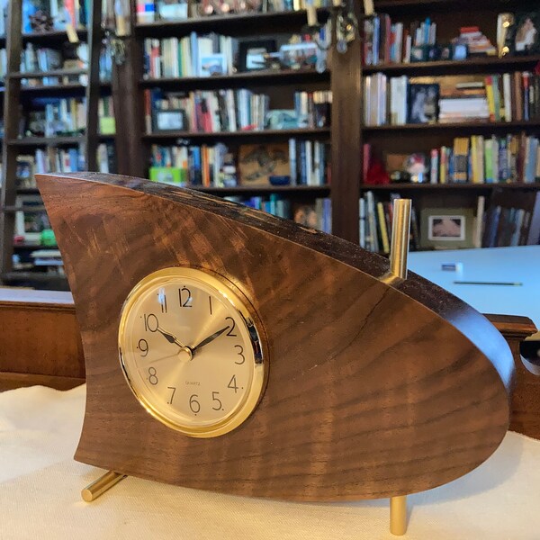Walnut Clock - Etsy