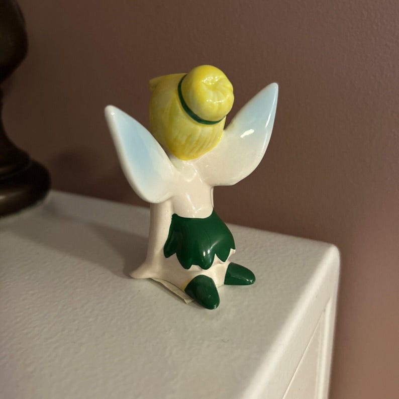 Vintage Tinker Bell Walt Disney Japan Figurine Original Item 4.5 in ...