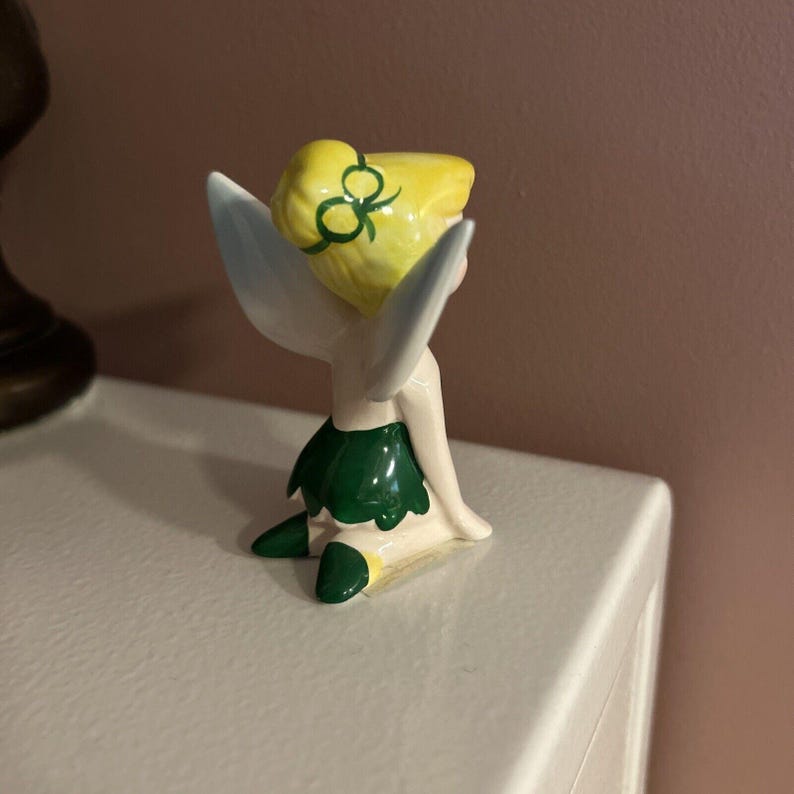 Vintage Tinker Bell Walt Disney Japan Figurine Original Item 4.5 in ...
