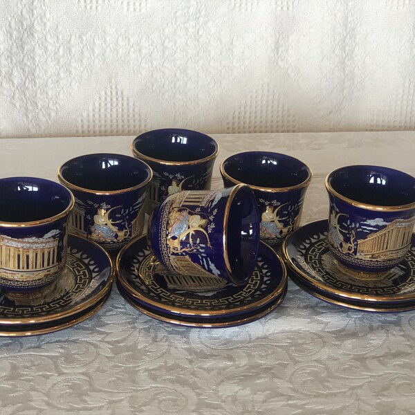 Greece 24k Gold Cups - Etsy
