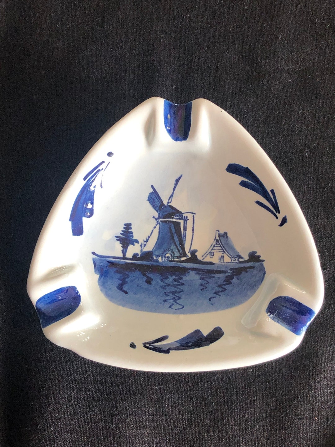 Delft Blauw Ashtray Hand Painted Made in Holland - Etsy