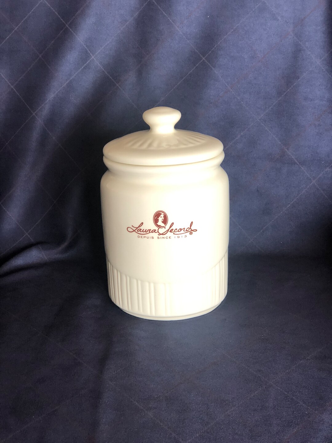 Vintage Laura Secord Ceramic Cookie Jar/ Canister With Lid - Etsy