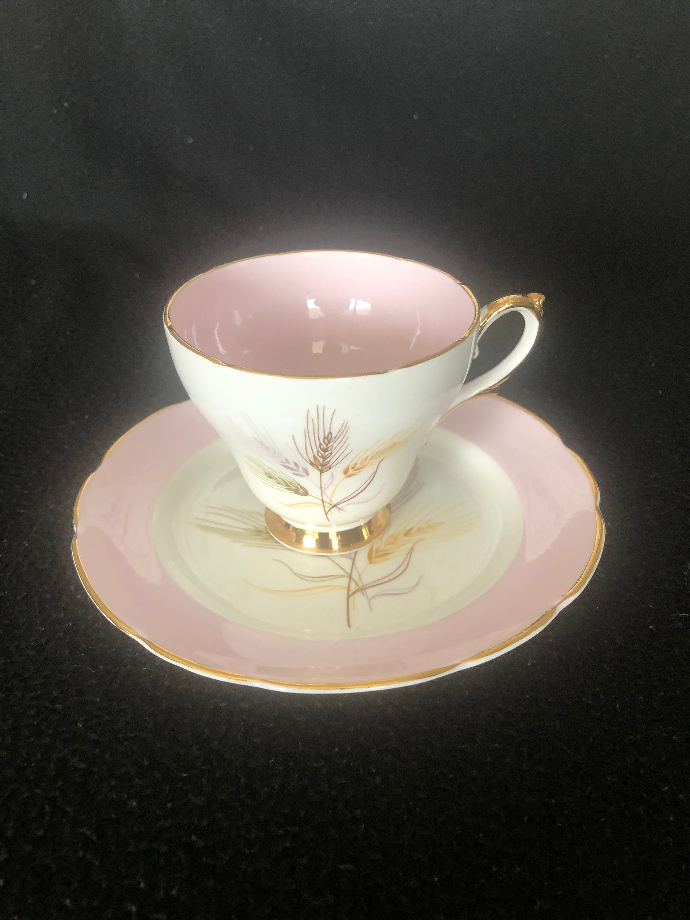Vintage Sutherland HM Bone China Tea Cup and Saucer Made in England Set ...