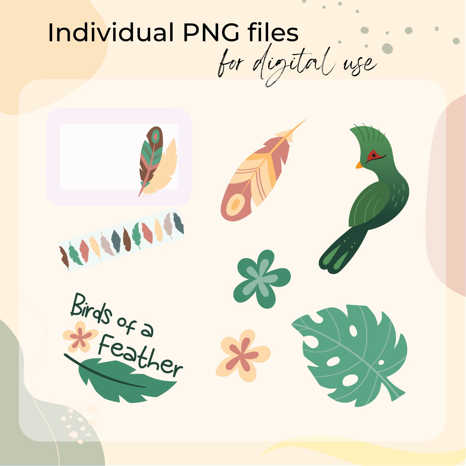 Mohawk Birds Printable Planner Stickers, Cute Digital Journal Stickers ...