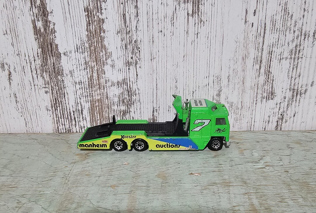 Vintage Matchbox Kenworth Cabover Racing Transporter Semi S-1:90 ...