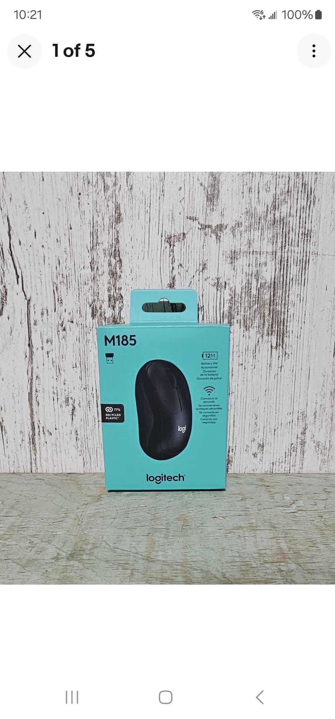 Logitech M185 Wireless Bluetooth Mouse BRAND NEW Easy to Use Compact ...