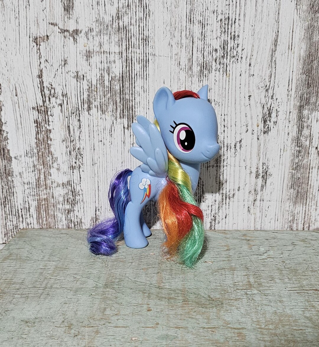 My Little Pony 2016 Rainbow Dash 6” Brushable Figure Classic Pose Head ...