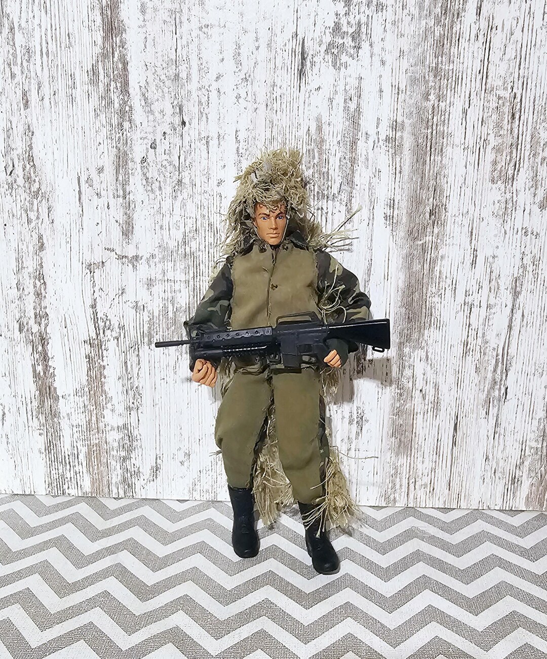 Vintage GI Joe Long Range Sniper Army Rangers Collection 2001 12 Inch ...