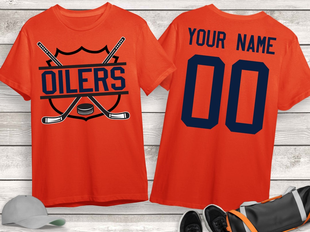 Oilers Hockey Team Shirt: Personalized Game Day Tee - Etsy
