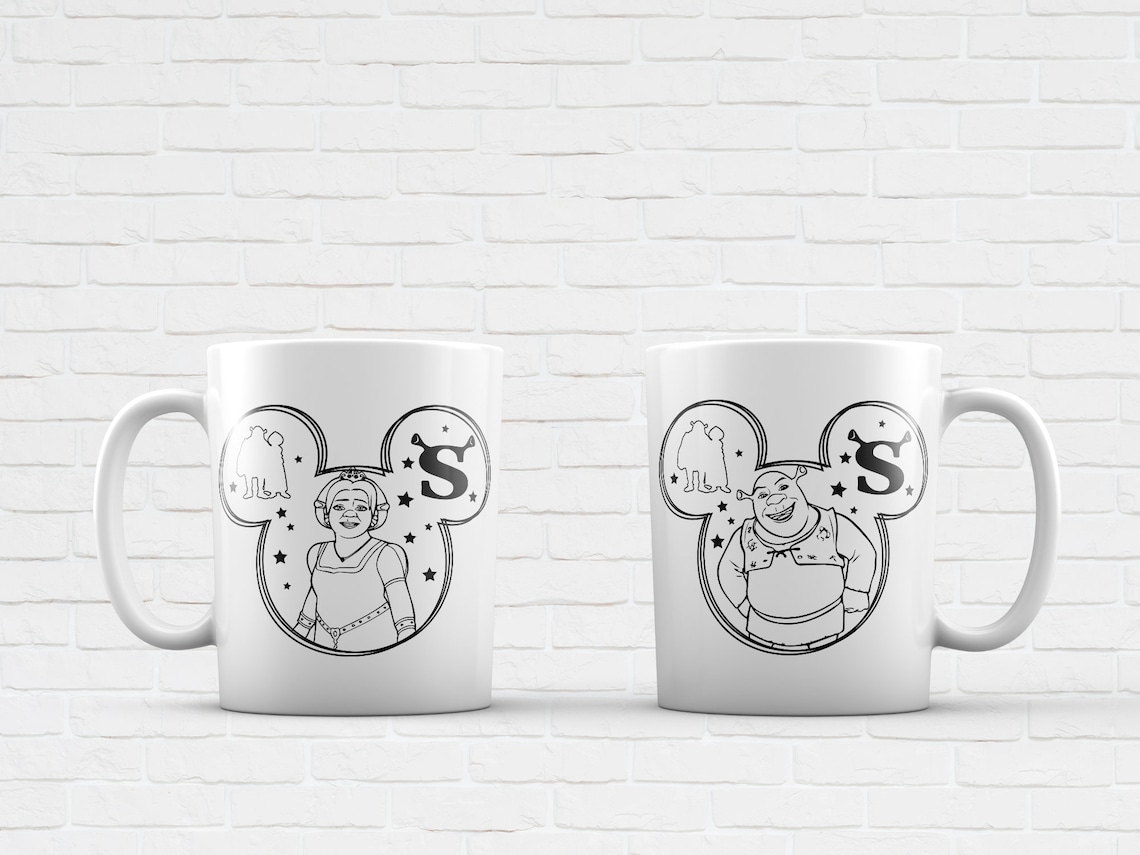 Shrek Fiona Disney SVG Disney SVG SVG Files for Cricut - Etsy