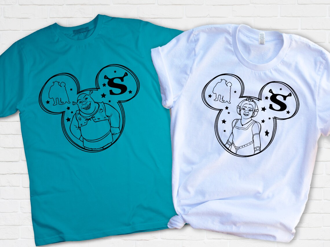 Shrek Fiona Disney SVG Disney SVG SVG Files for Cricut - Etsy