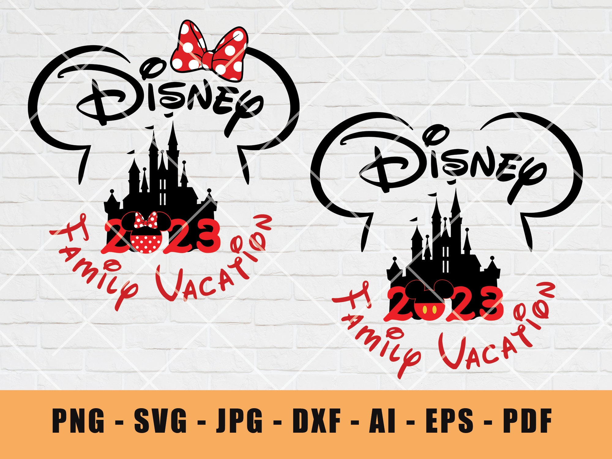 Disney Family Vacation SVG Disney SVG SVG Files for Cricut - Etsy