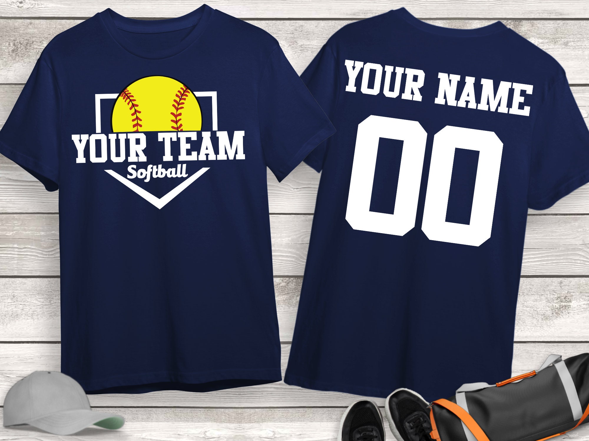 Personalized Softball Shirt Custom Softball Shirt Game Day - Etsy