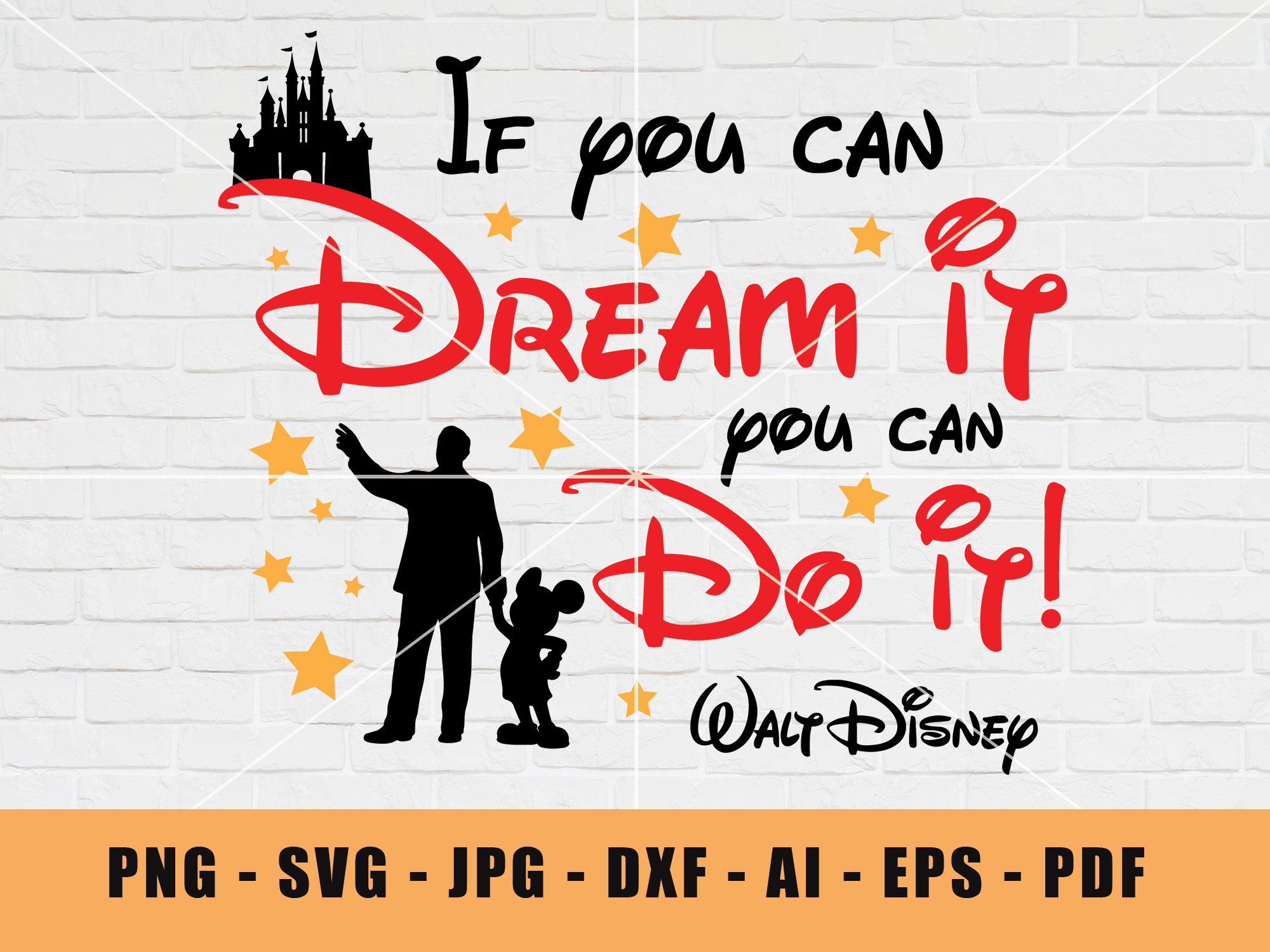Walt Disney Quote SVG, Disney SVG, SVG Files for Cricut, Disney ...