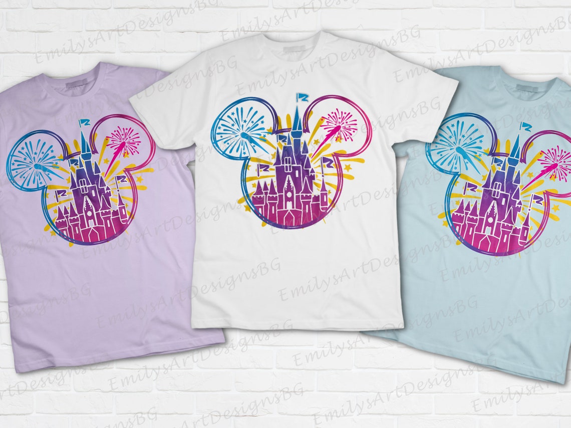 Disney Castle Fireworks SVG Disney SVG SVG Files for Cricut - Etsy