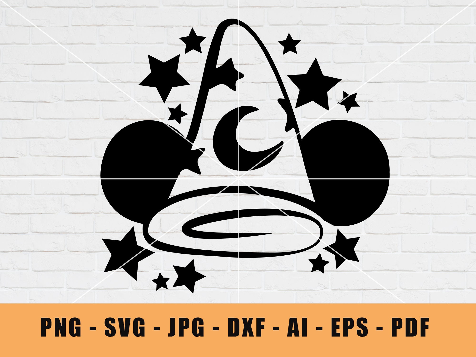 Mickey Mouse Magic Kingdom Hat SVG Disney SVG SVG Files for - Etsy