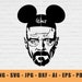 Walter White Disney SVG, SVG Files for Cricut, Disney Christmas Svg ...
