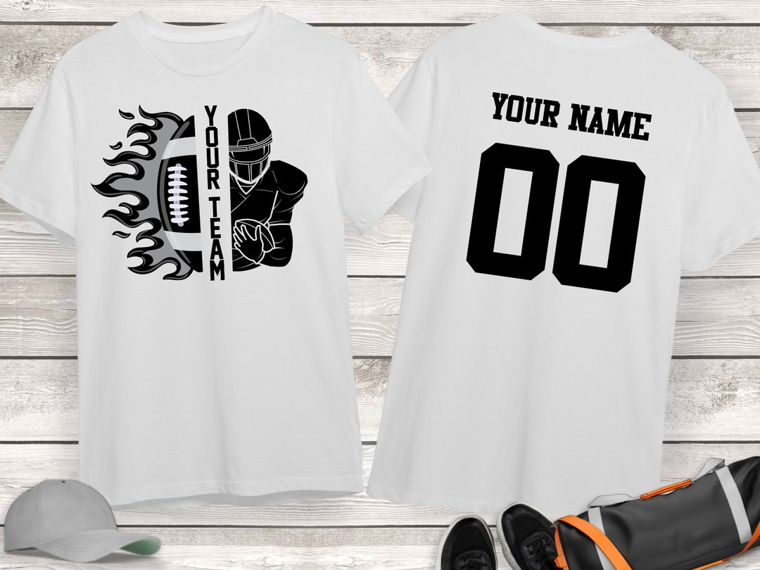 Your Team Football Shirt, Custom Name Football Shirt, Game Day Shirt ...