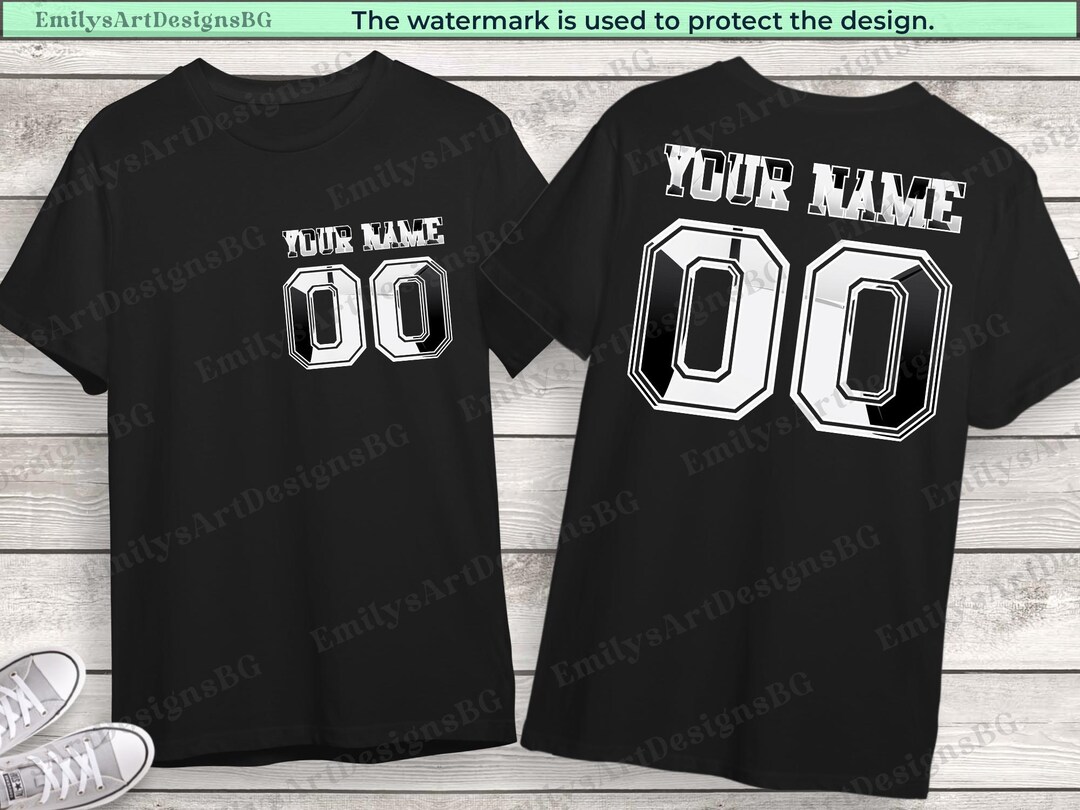 Personalized Soccer Two Sided Name and Number Shirt Custom Football ...