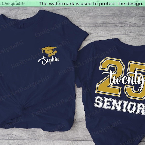 Custom Senior Shirt - Etsy