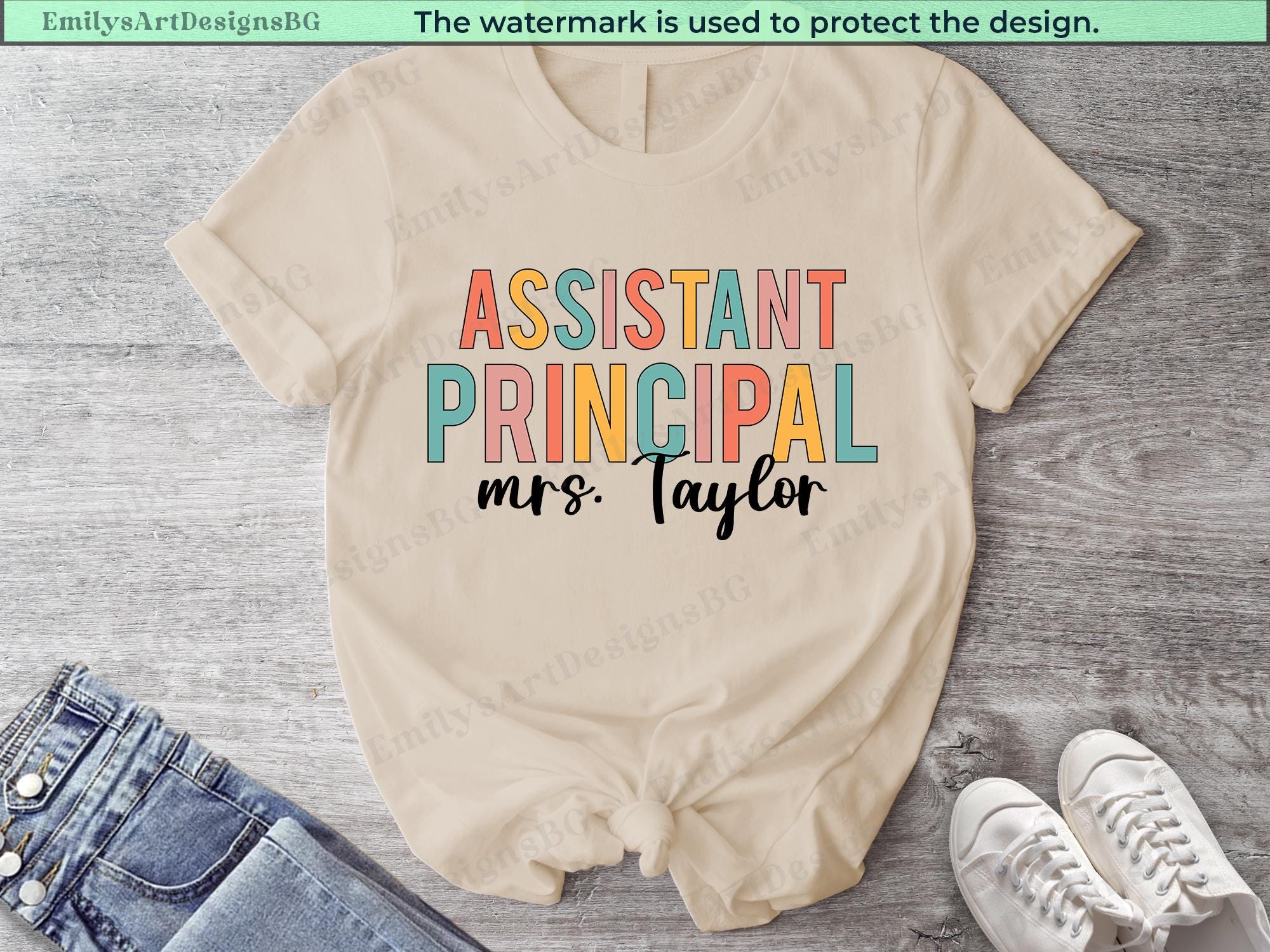 Personalized Assistant Principal Shirt, Custom Teacher Gift - Etsy