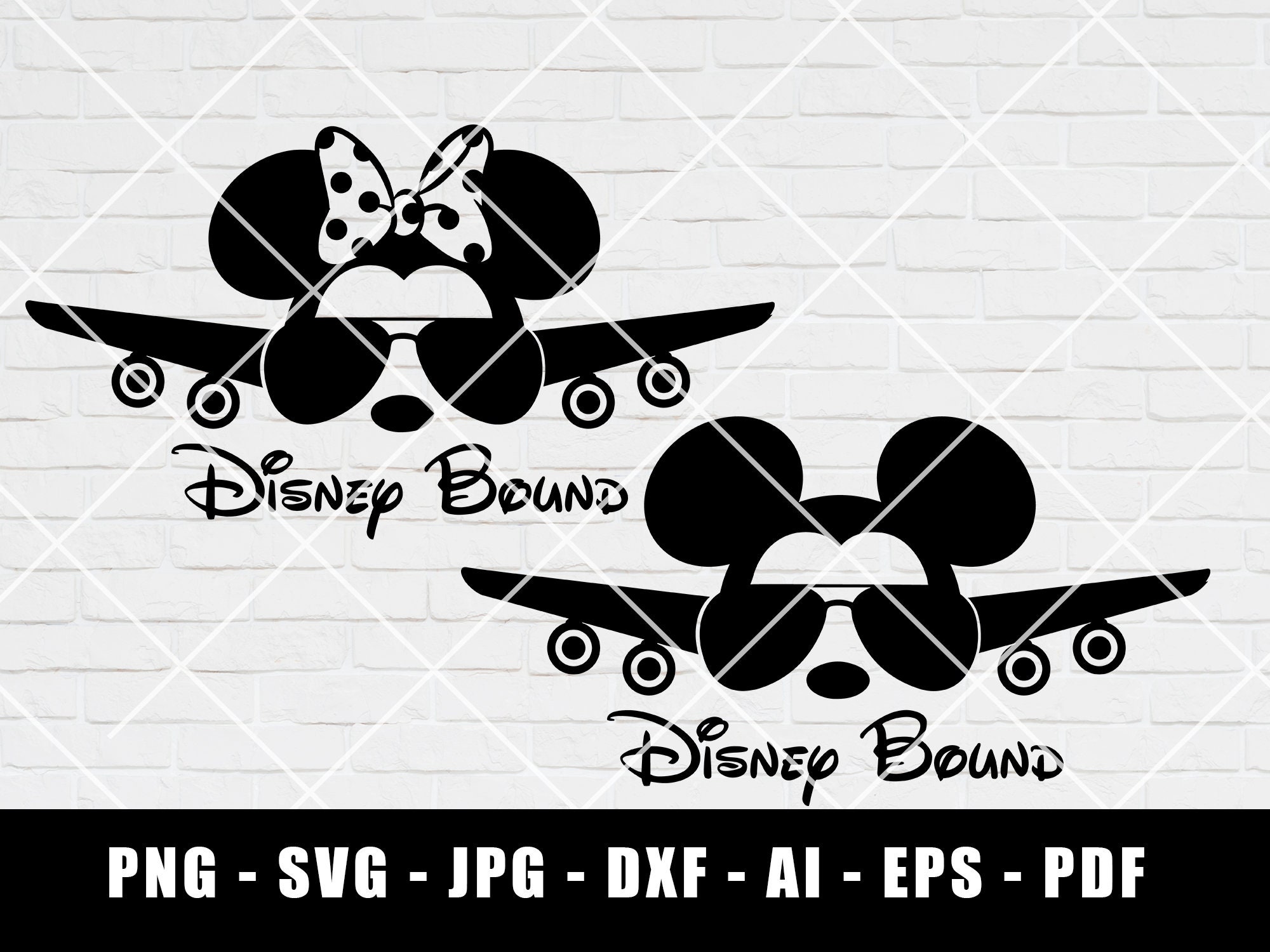 Disney Bound SVG Cut Files, Cricut, PNG, PDF (digital Download) - Etsy