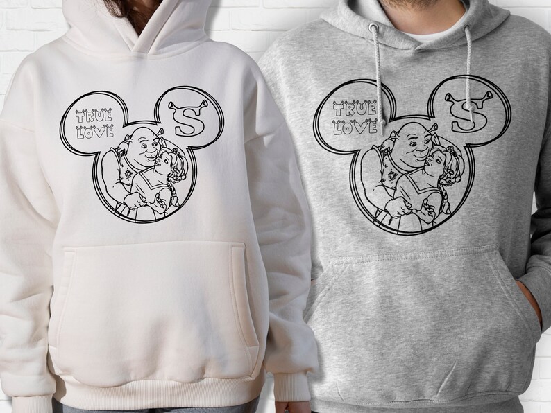 Shrek Fiona Love Disney SVG Disney SVG SVG Files for Cricut - Etsy